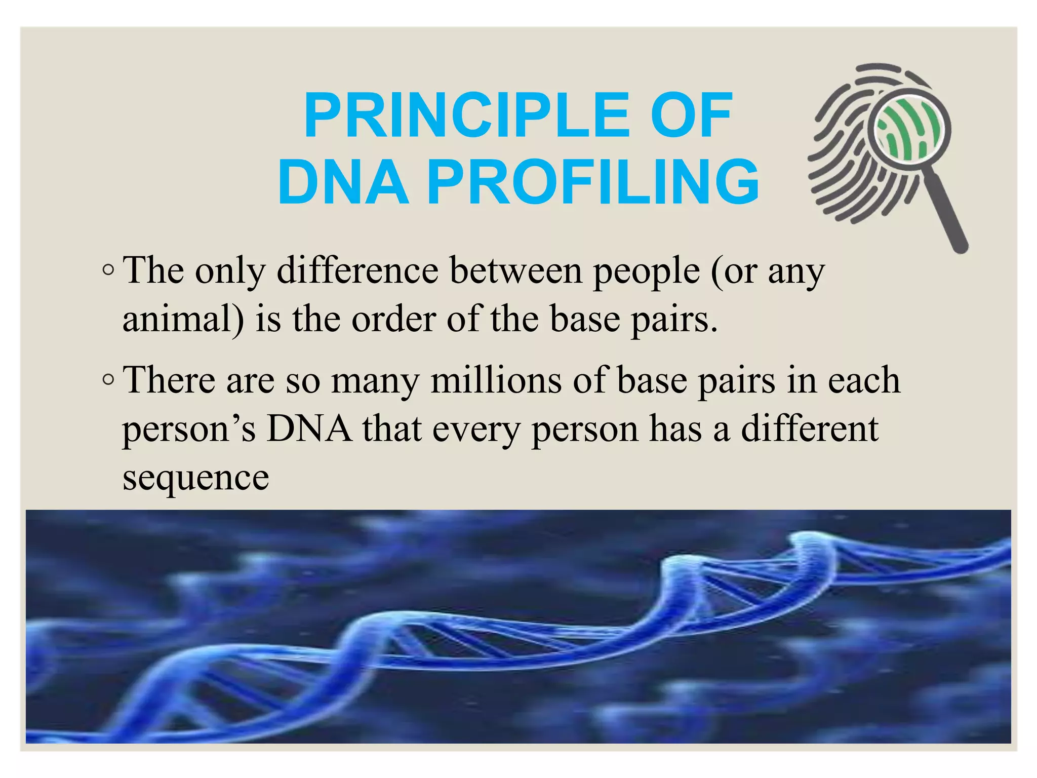 Role of biotechnology in forensic science | PPTX