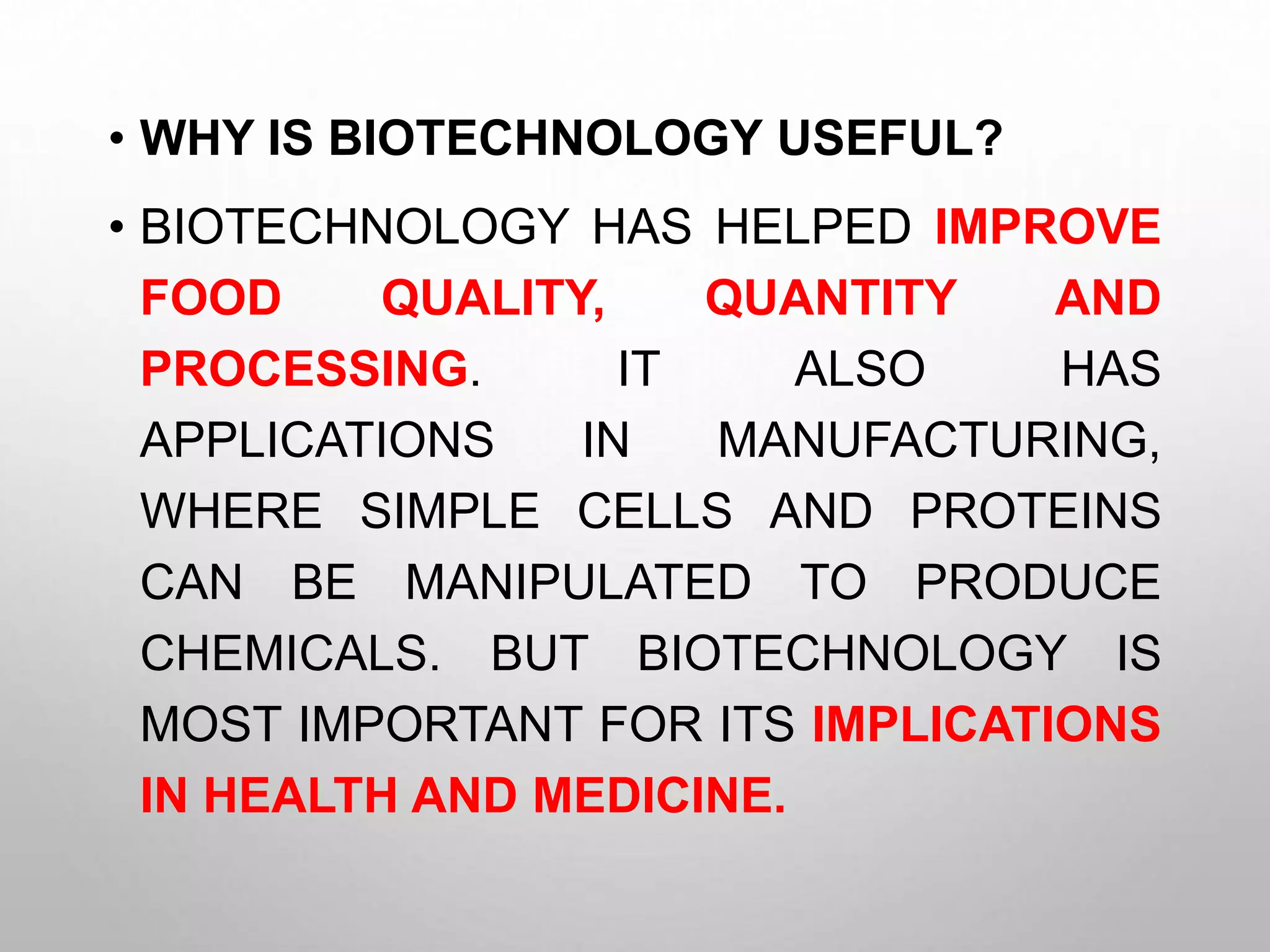 INTRODUCTION TO Biotechnology | PPT