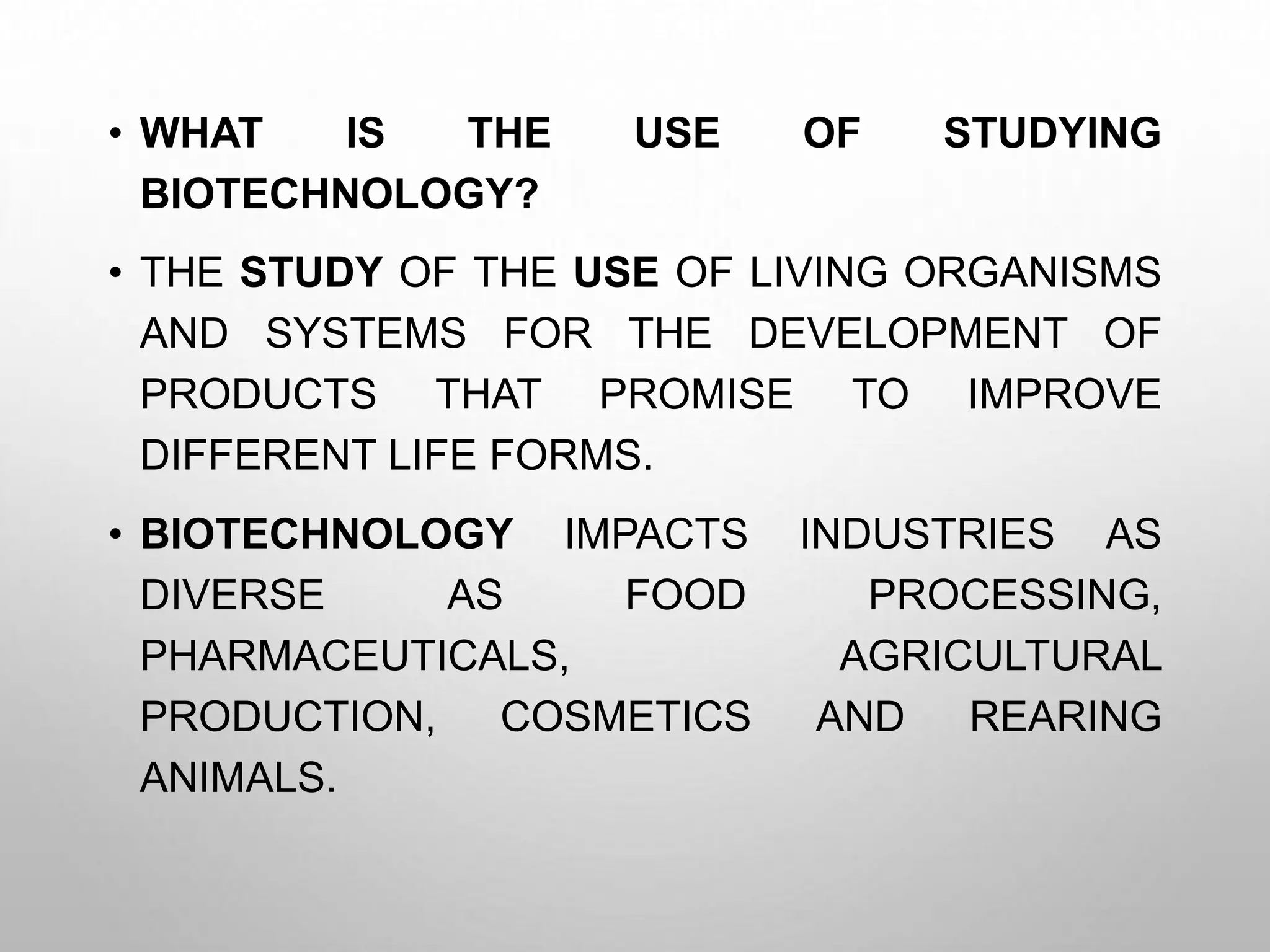 INTRODUCTION TO Biotechnology | PPT
