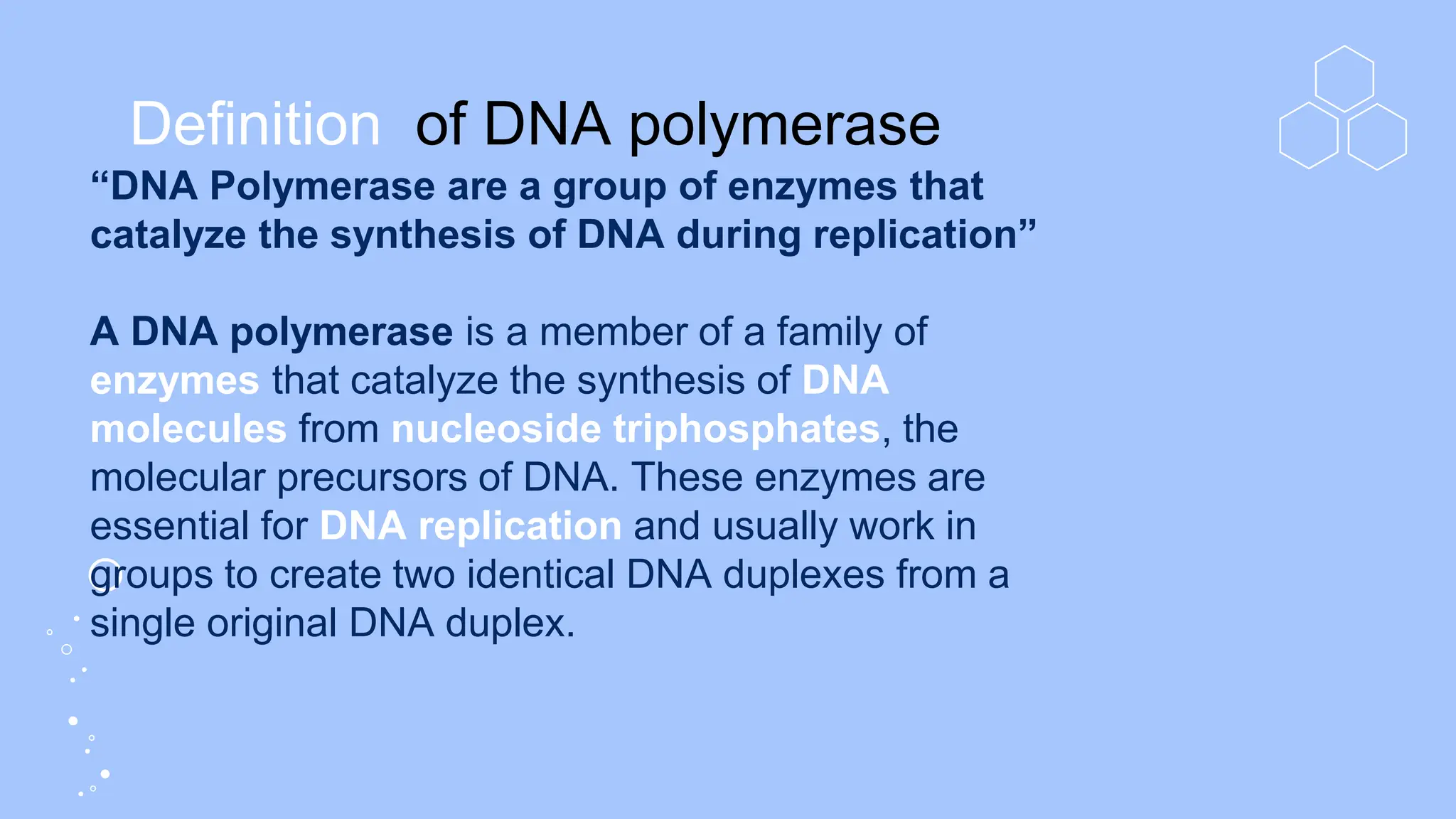 biotechnology DNA polymerase power point | PPTX