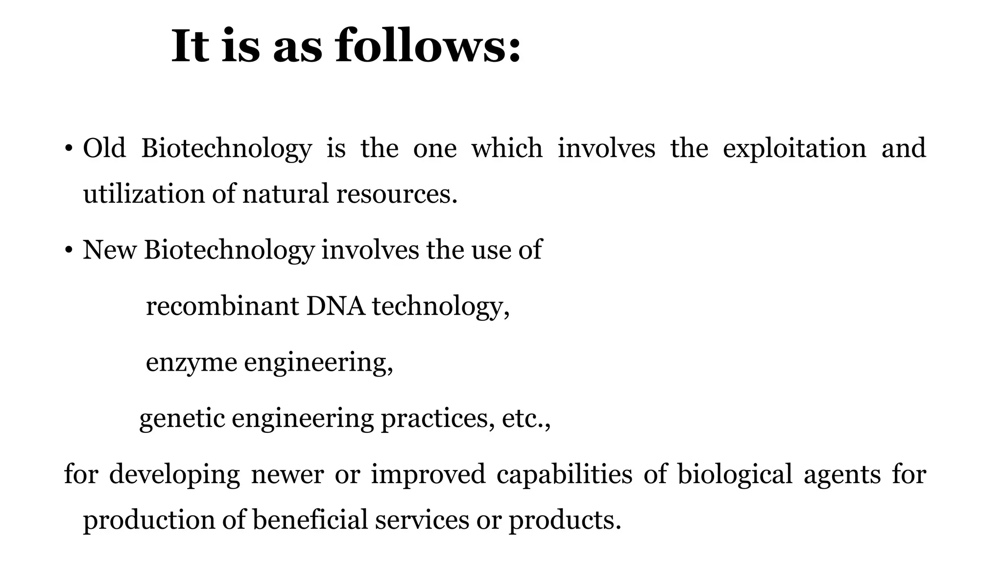 Biotechnology: Basic concepts, Principles and Scope | PPTX