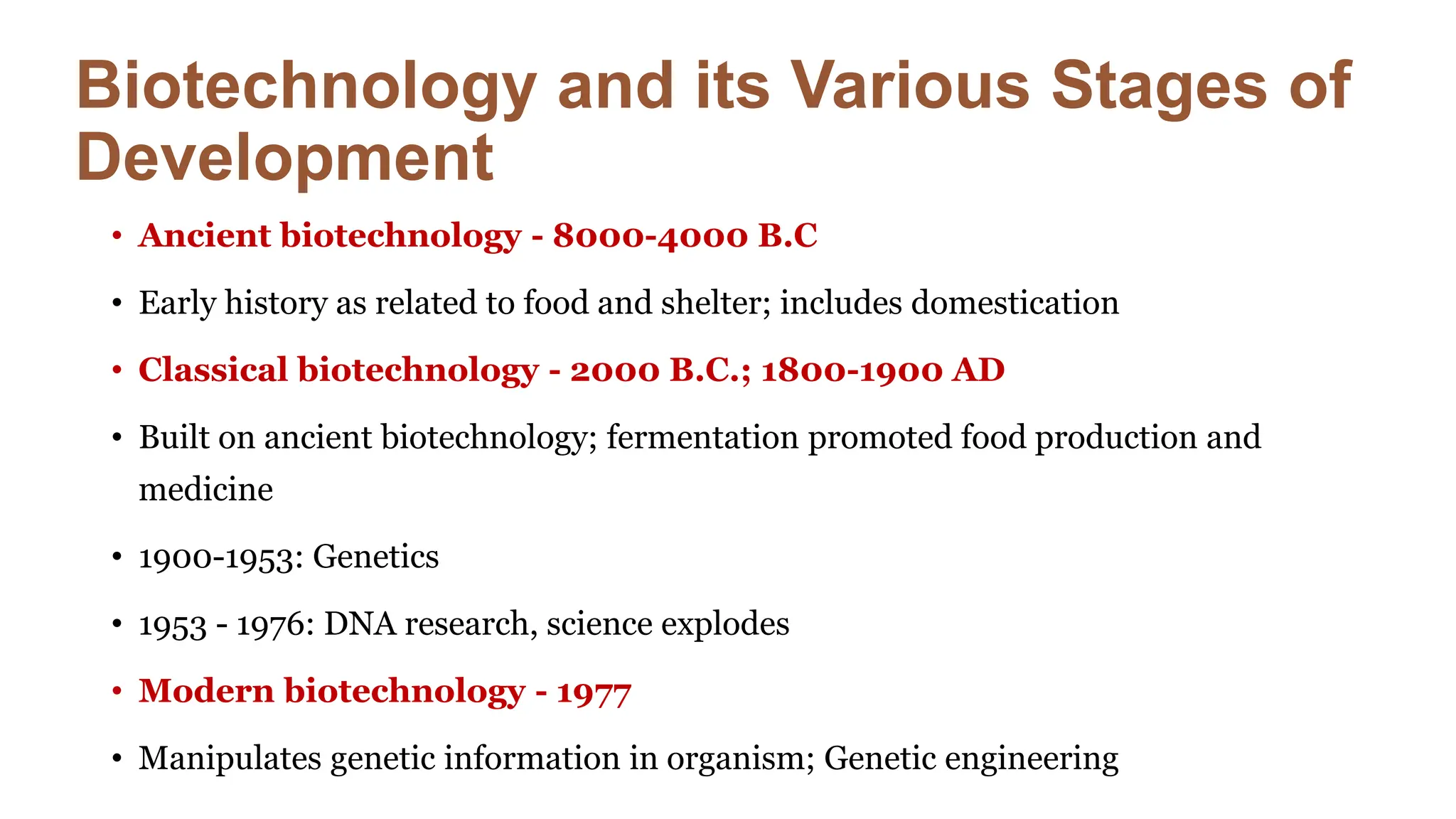 Biotechnology: Basic concepts, Principles and Scope | PPTX