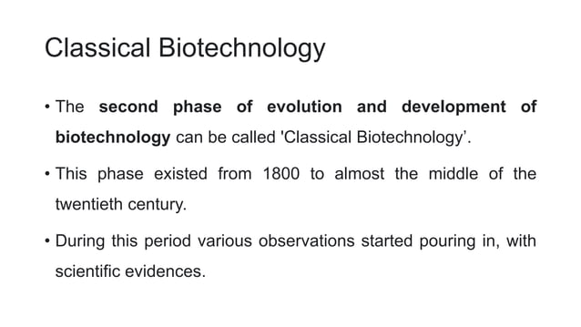 Biotechnology: Basic concepts, Principles and Scope | PPTX | Biotech ...