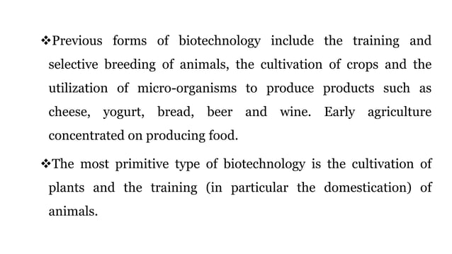 Biotechnology: Basic concepts, Principles and Scope | PPTX | Biotech ...