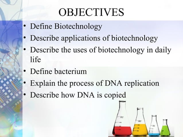 biotechnologia y sus aplicaciones en la ciencias | PPT