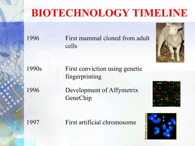 biotechnologia y sus aplicaciones en la ciencias | PPT