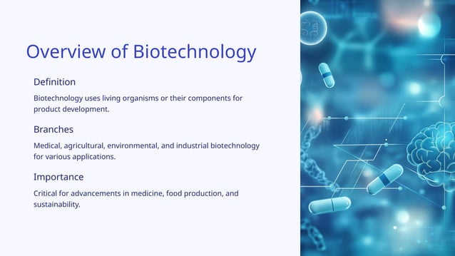 Biotechnology principles and processes explained | PPTX