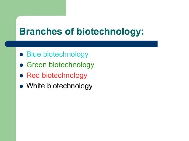 biotechnology-basic-1.ppt | Biotech and Biomedical Industry | Industries