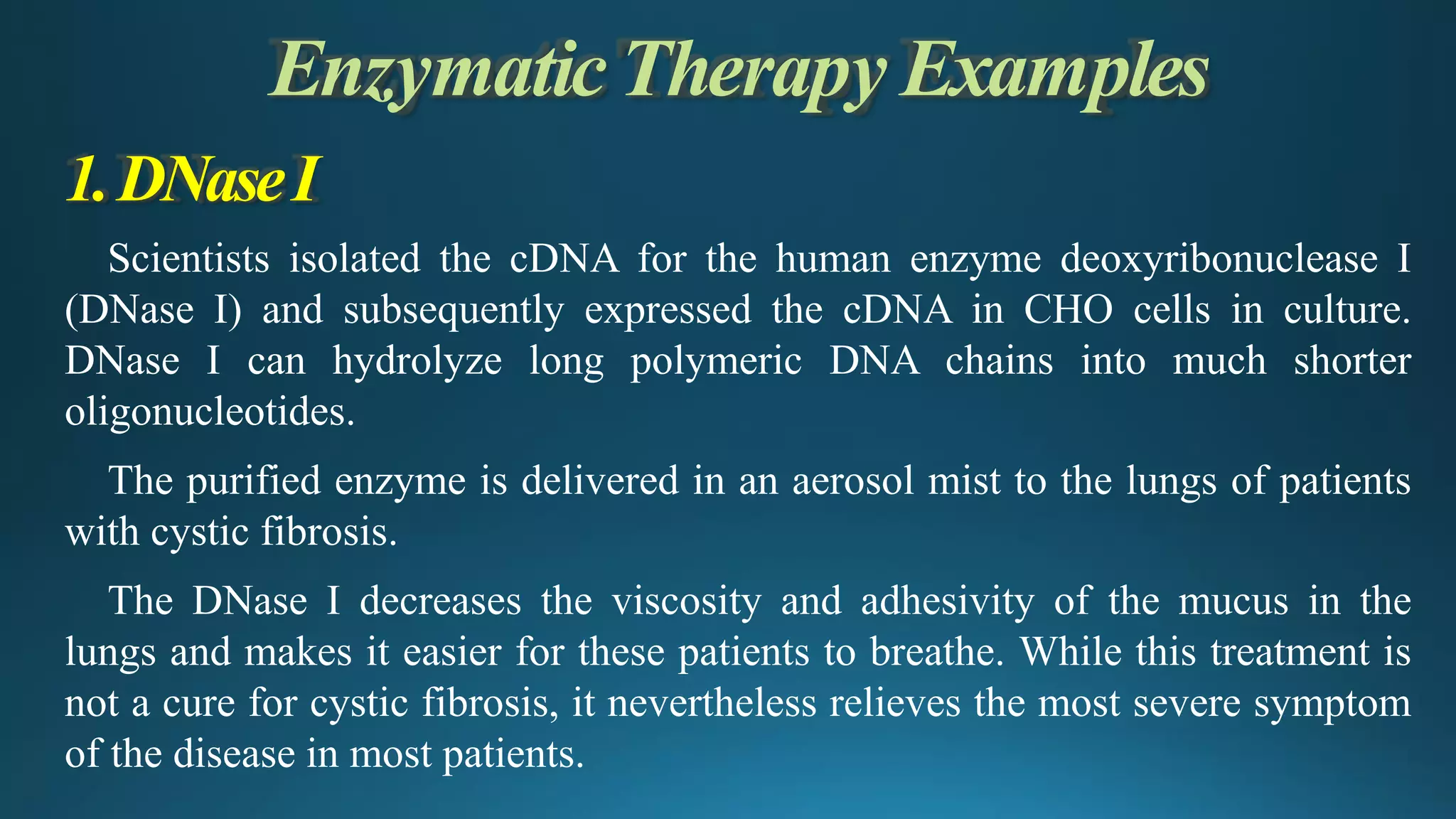 Enzymatic therapy | PDF