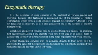 Enzymatic therapy | PDF
