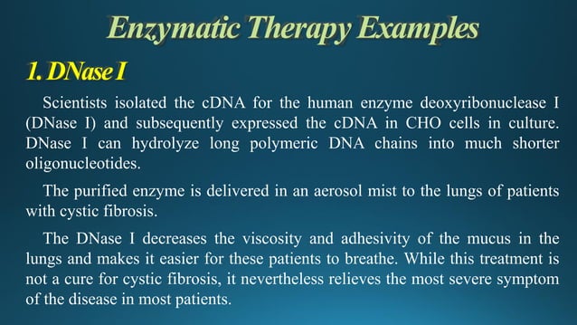 Enzymatic therapy | PPT