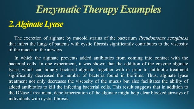 Enzymatic therapy | PPT