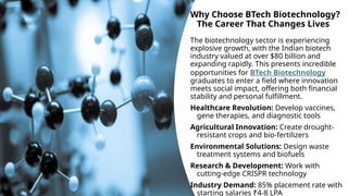 Study B.Tech Biotechnology at NIIT University.pptx