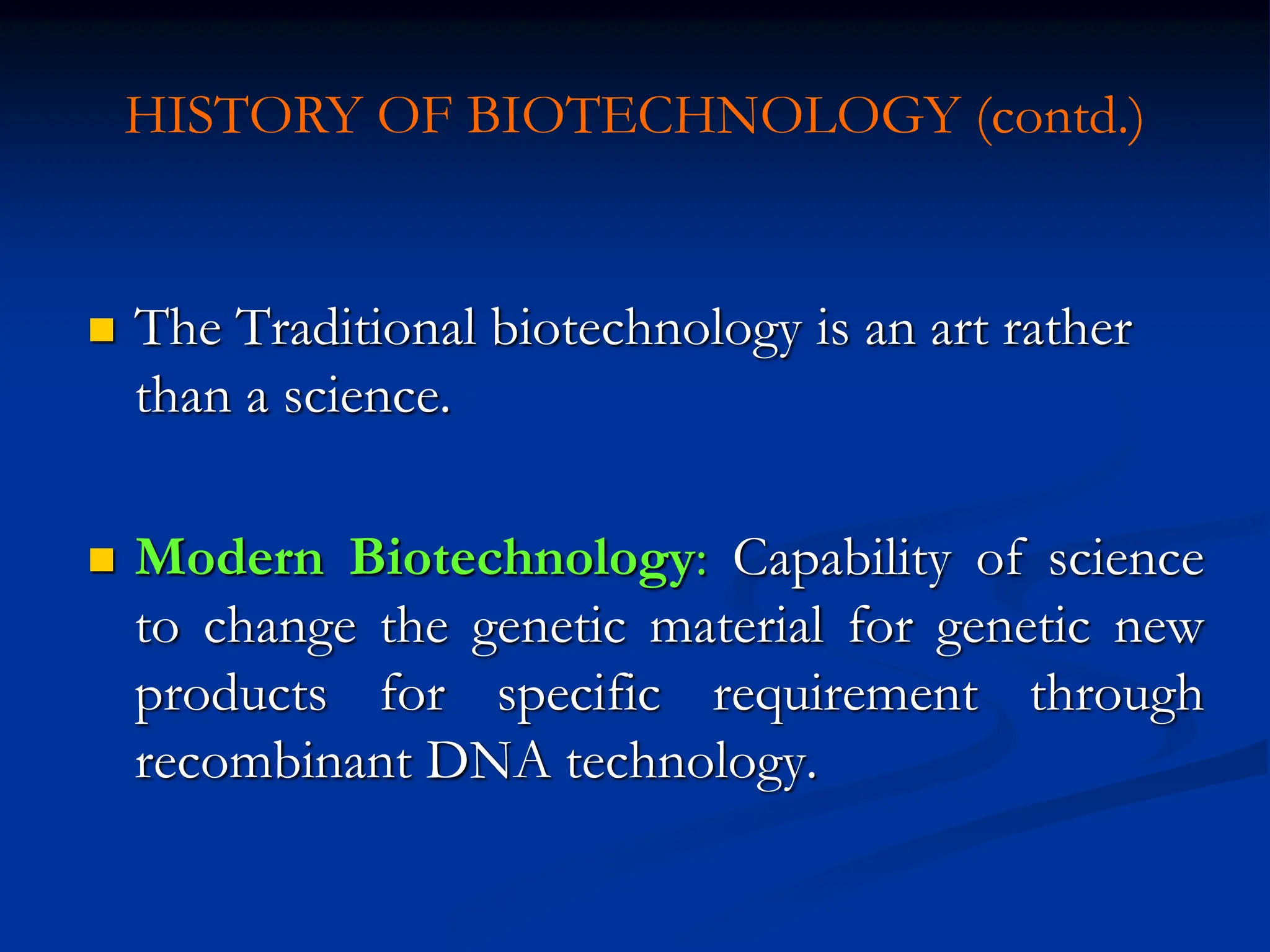 BIOTECHNOLOGY QUARTER 2 SCIENCE BIOLOGYY | PPT
