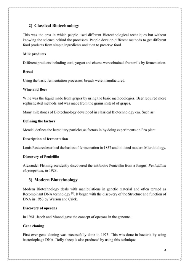 Biotechnology a multidisciplinary field | PDF | Biotech and Biomedical ...