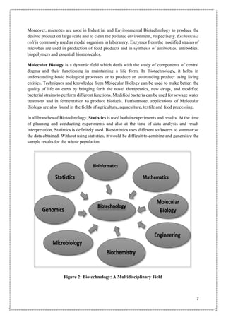 Biotechnology a multidisciplinary field | PDF
