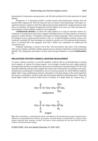 Biotechnology And Chemical Weapons Control | PDF