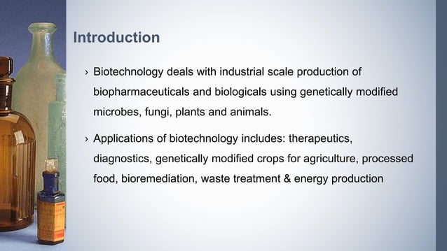 Biotechnology and its application ppt, Grade 12 CBSE | PPSX
