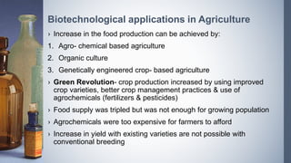 Biotechnology and its application ppt, Grade 12 CBSE | PPSX