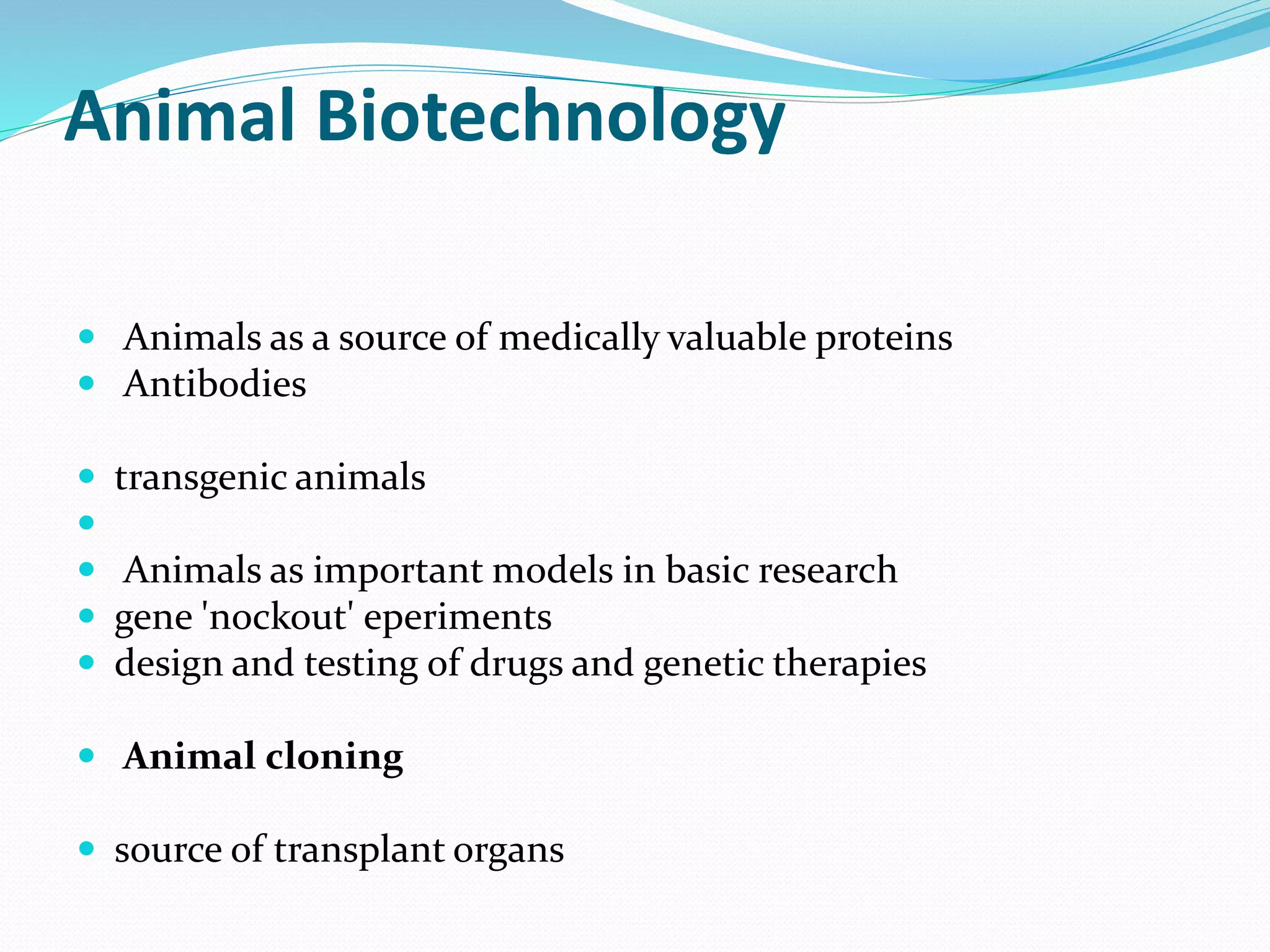 Biotechnology and its types | PPTX