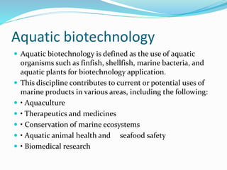 Biotechnology and its types | PPTX
