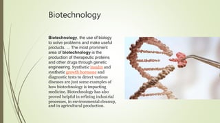 Biotechnology and recombinant dna technique(UOG) | PPTX