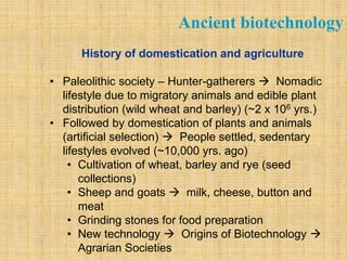 Biotechnology an overview | PPTX