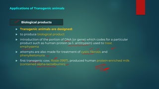 biotechnology application for class 12 science | PDF