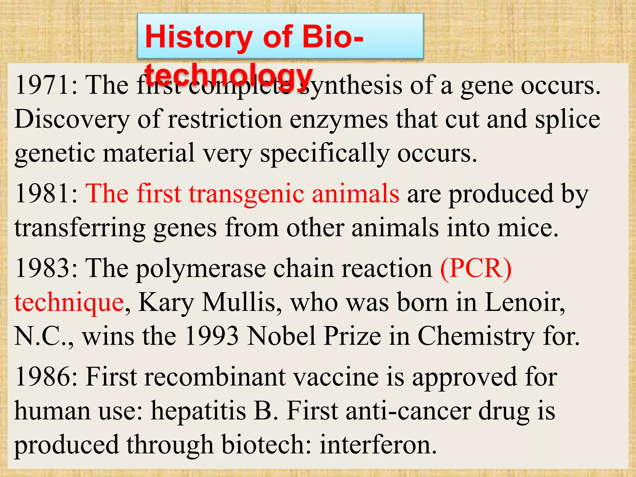 Biotechnology definitions and history, biotechnology in Nepal.pptx