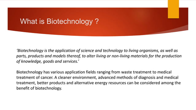 Biotechnology for waste management | PPTX | Biotech and Biomedical ...