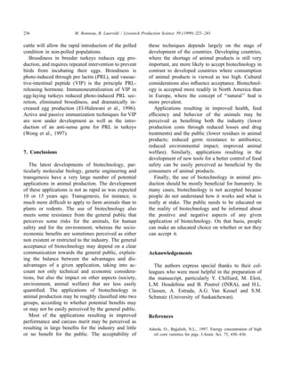 Biotechnology in animal nutrition, physiology and health | PDF