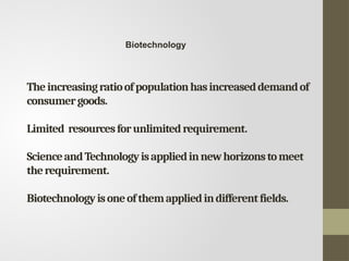 Biotechnology in Chemical Engineering.pptx