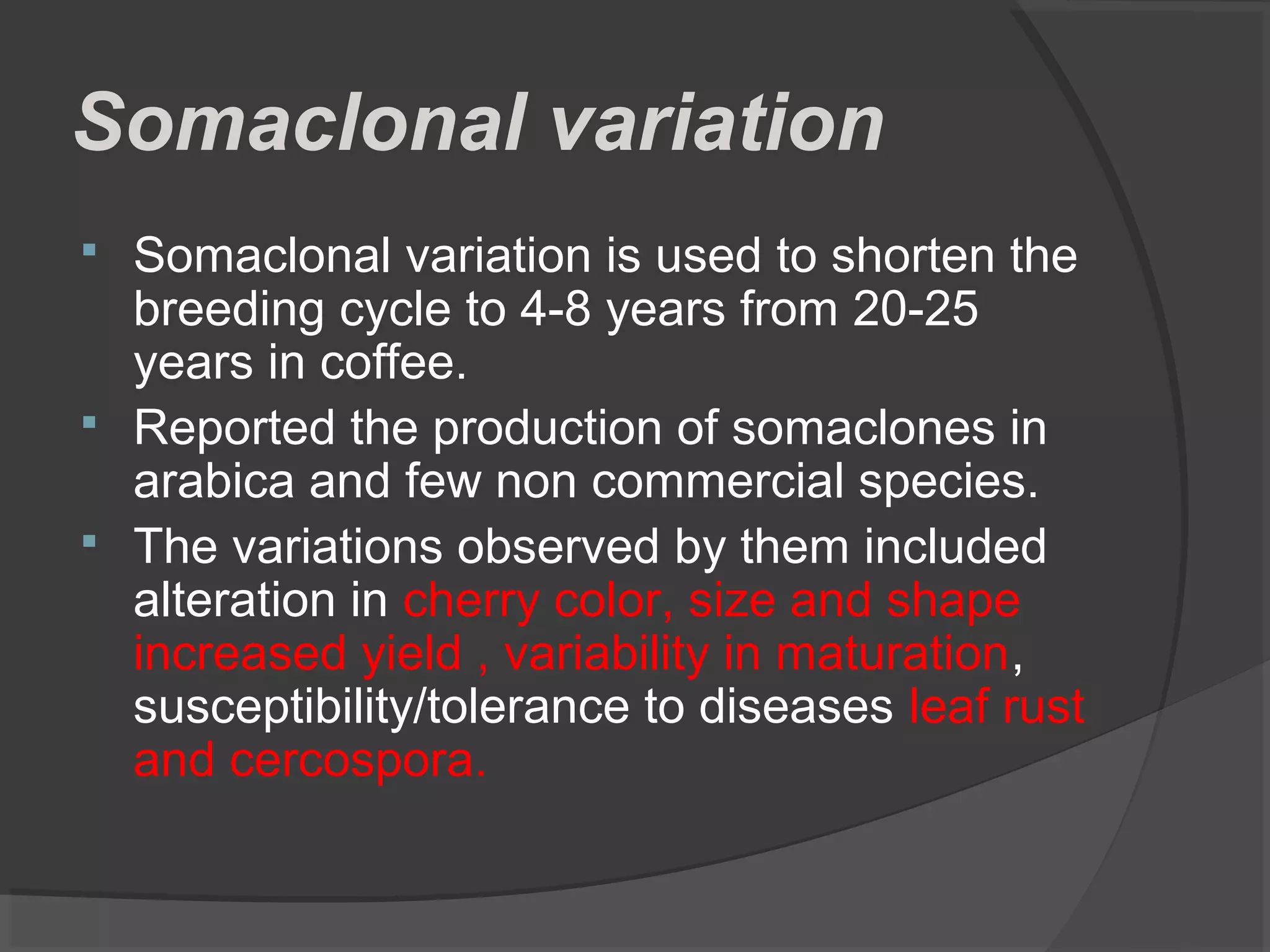 Biotechnology in coffee breeding | PPT