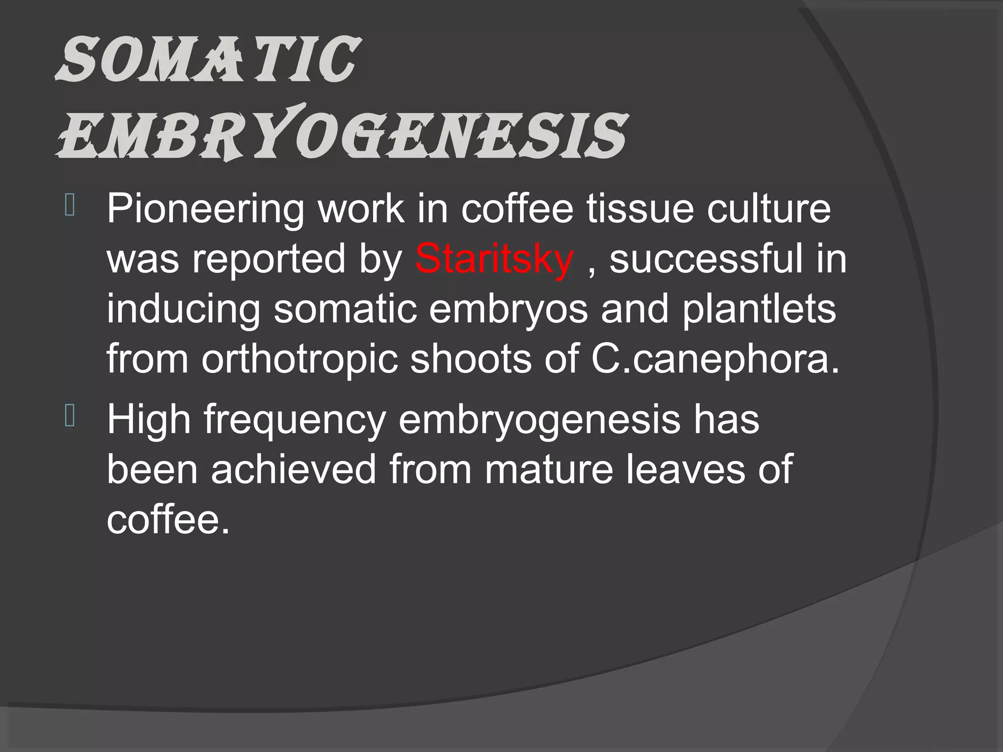 Biotechnology in coffee breeding | PPT