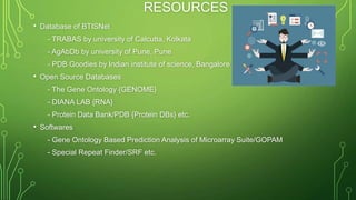 Biotechnology information system {btis} | PPTX