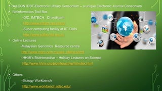 Biotechnology information system {btis} | PPTX