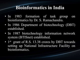Biotechnology information system in india (btis net) | PPTX