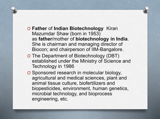 Biotechnology in India | PPTX | Biotech and Biomedical Industry ...