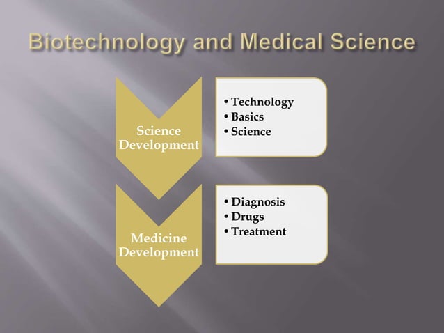 Biotechnology in medicine | PPTX | Biotech and Biomedical Industry ...