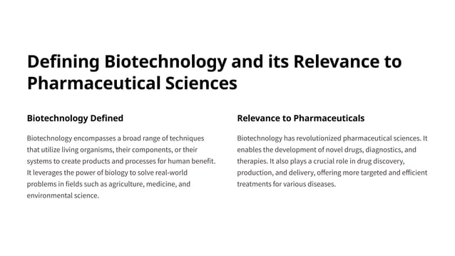 Biotechnology in Pharmaceutical Sciences on Slideshare by Raj Kumar ...