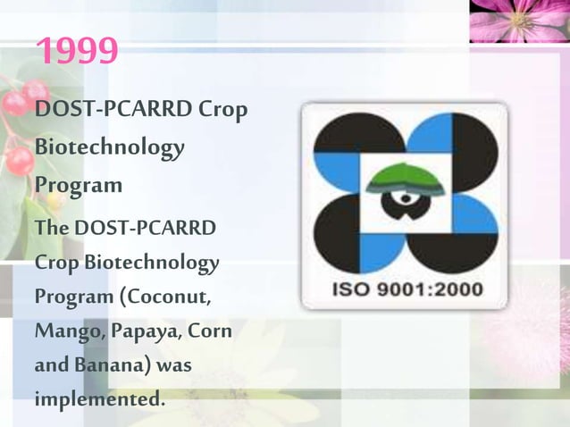 Biotechnology in the Philippines | PPTX | Biotech and Biomedical ...