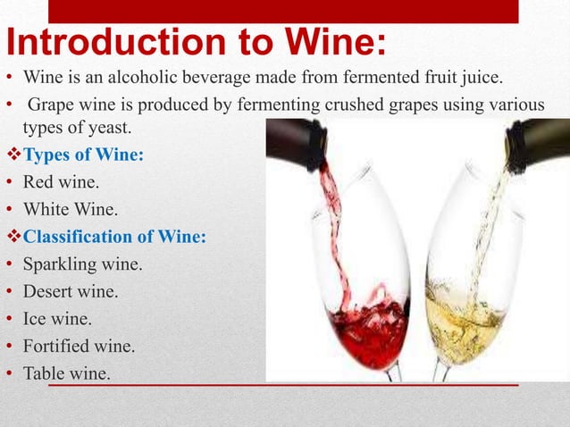 Biotechnology in Wine production- beverages science.pptx | Alcoholic Beverages | Food & Drink