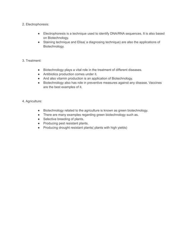 Biotechnology Notes 1, Introduction.pdf | Biotech and Biomedical ...