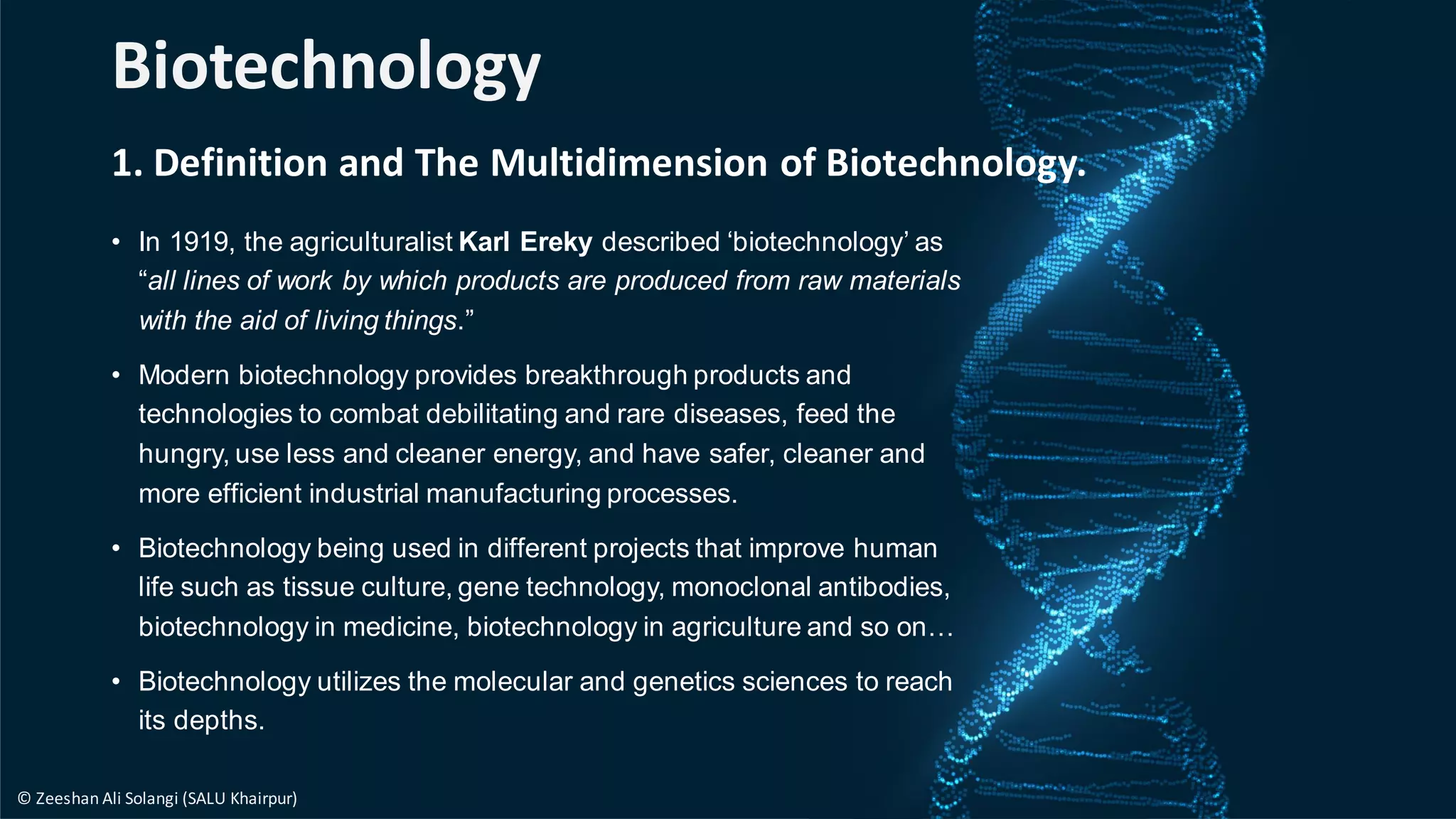 Biotechnology : The Past and The Present | PDF | Biotech and Biomedical ...