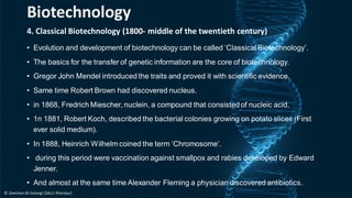 Biotechnology : The Past and The Present | PDF | Biotech and Biomedical ...