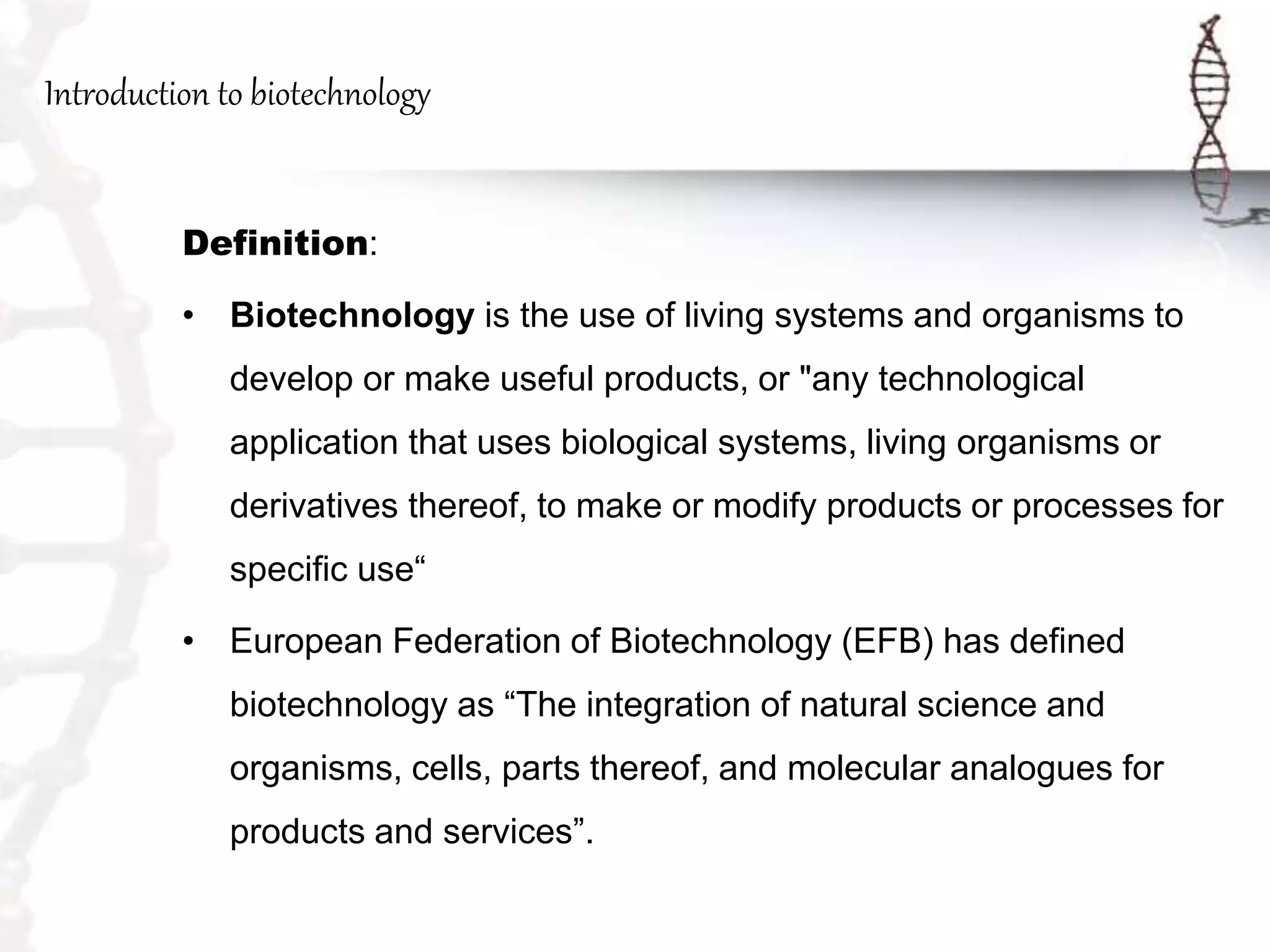 Biotechnology ppt | PPTX