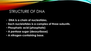 Structural Organization Of Nucleic Acids | PDF