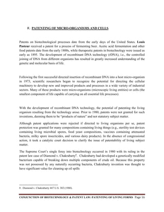 Biotechnology project | PDF