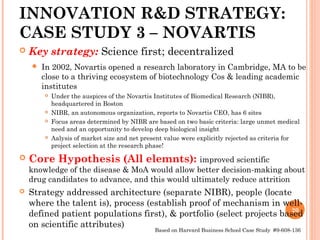 Biotechnology R&D and corporate strategy | PPT