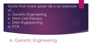 Biotechnology review power point | PPT